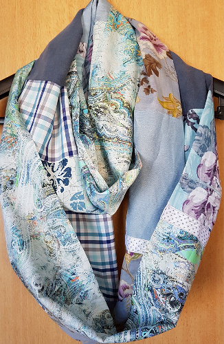 Upcycling: Patchworkschals – Upcycling: Patchwork Scarves – creatologyblog