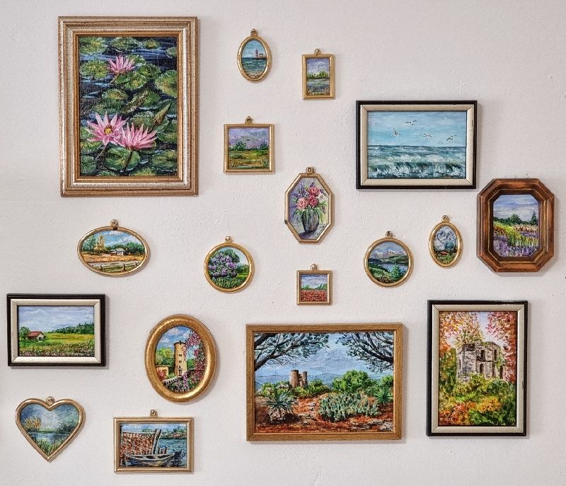 Mehr kleine Acrylbilder – Some More Small Acrylics – creatologyblog